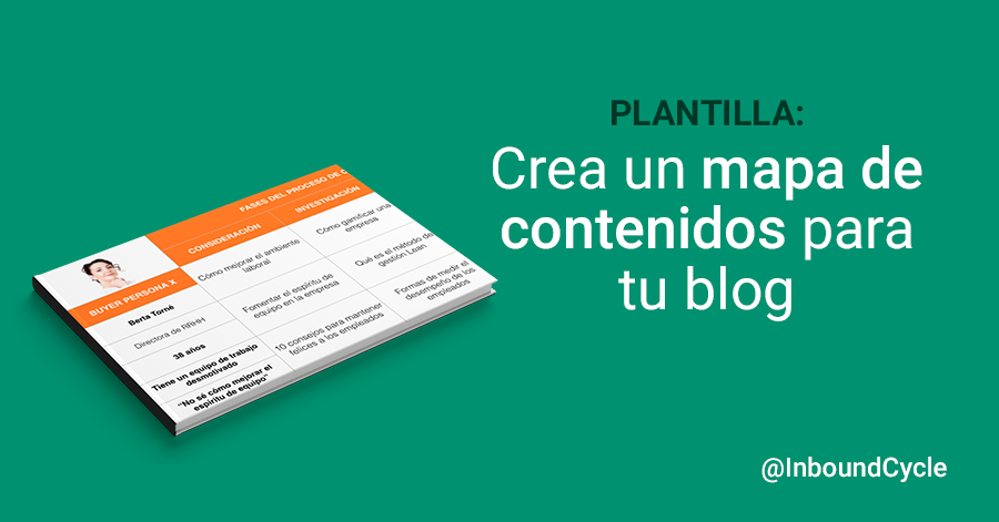 Plantilla descargable gratuita: Crea un mapa de contenidos para tu blog